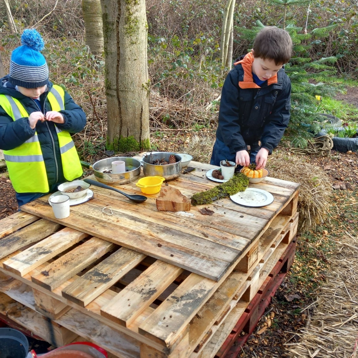 Stanley School - Exploring Forest School